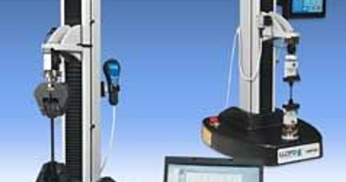 New Flexible, High Productivity Single Column Materials Tester For ...