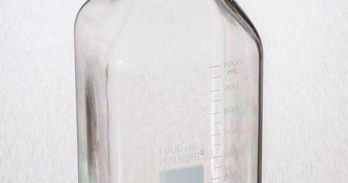 Corning® 1L Square Polycarbonate Storage Bottles with 45 mm Caps