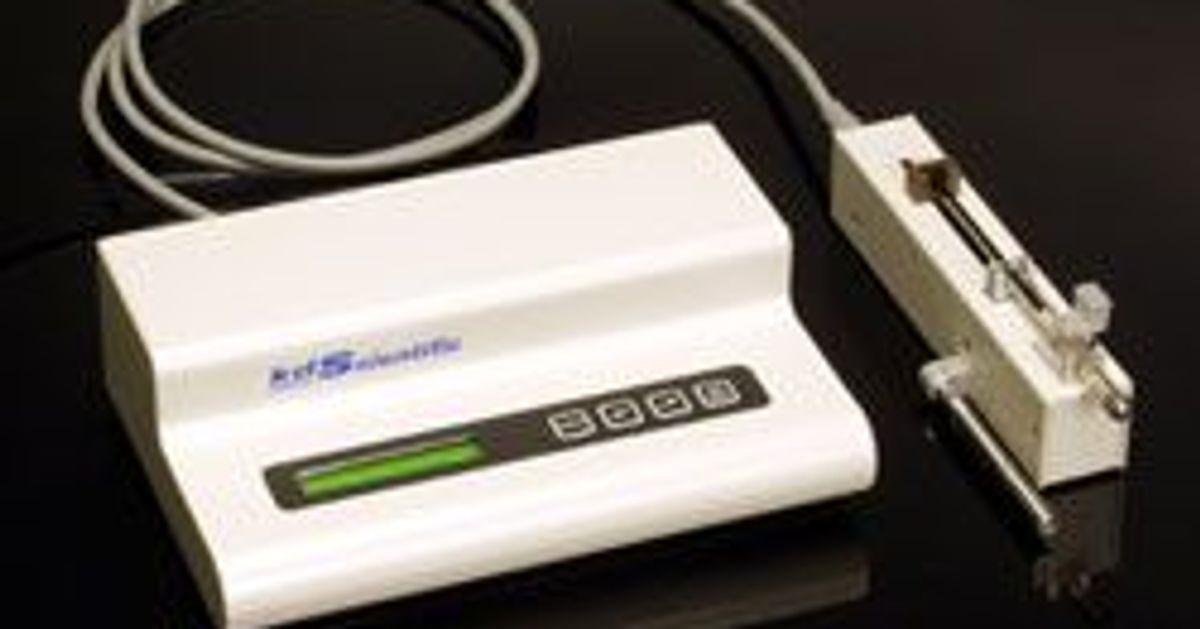 Ideal Syringe Pump for Injecting Radioactive Labeled Chemicals