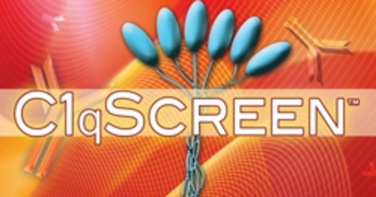 One Lambda Receives CE Mark Approval for C1qScreen Assay and Launches Assay in Europe