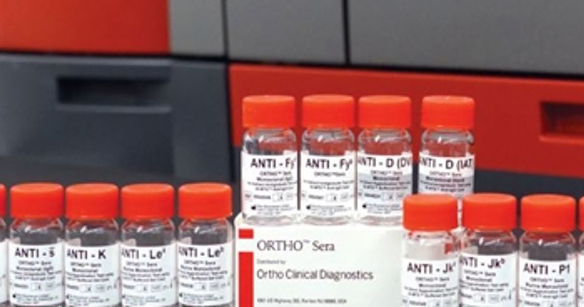 ORTHO Sera ID-MTS antigen phenotyping cleared on ORTHO VISION Platform ...