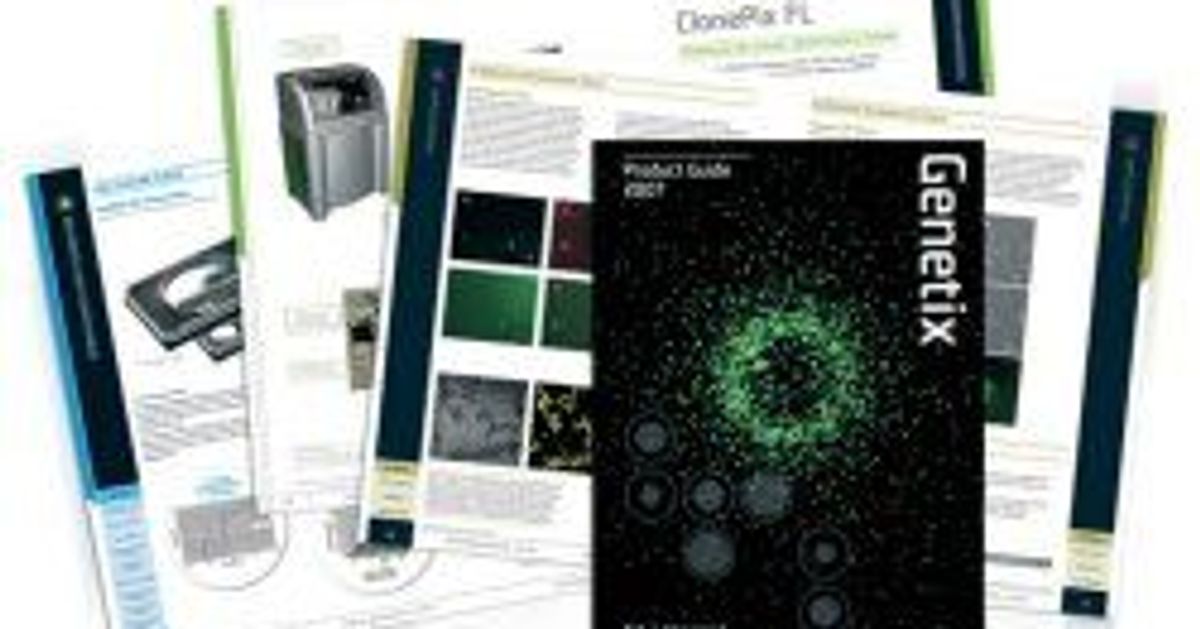 New 2007 Genetix product guide out now - Cell biology portfolio expands ...