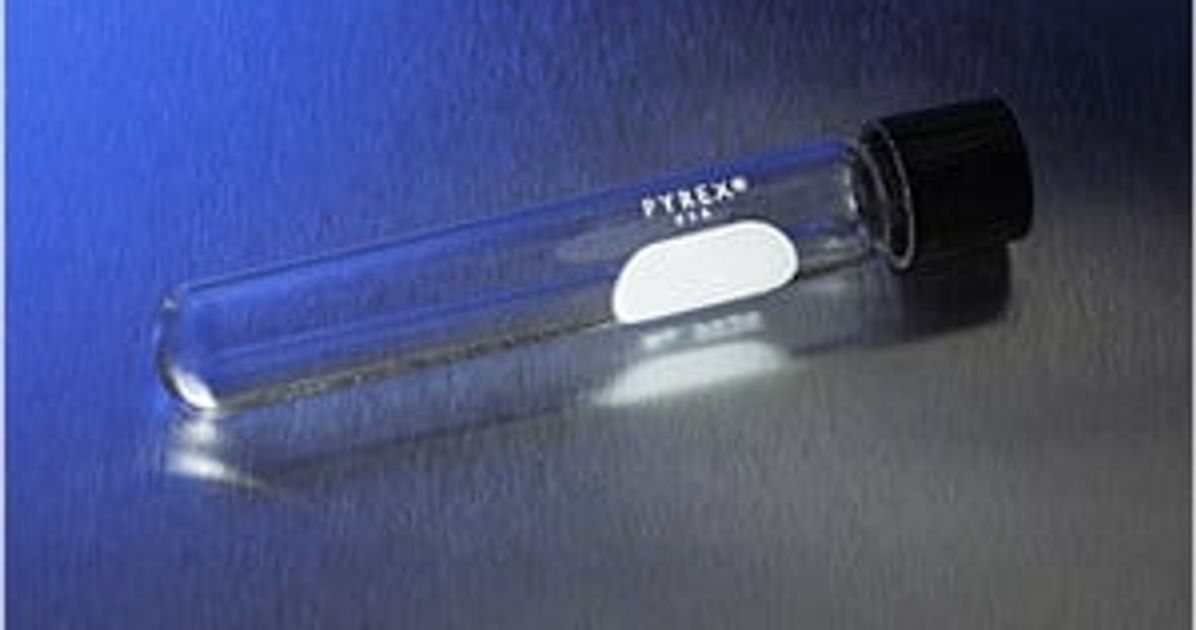 PYREX® 20 mL Screw Cap Culture Tubes with PTFE Lined Phenolic Caps ...