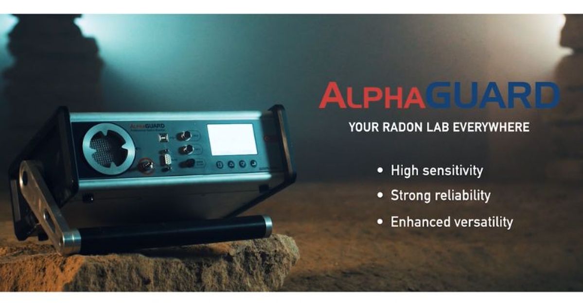 The new AlphaGUARD portable radon monitor