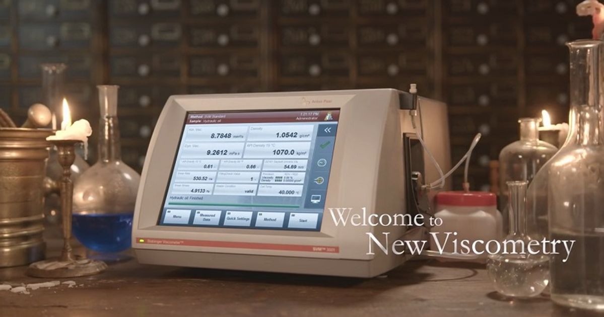 SVM™ 3001 Stabinger Viscometer™: Welcome to New Viscometry