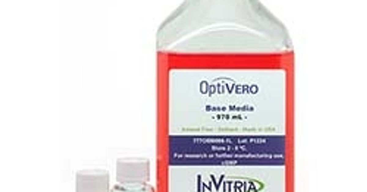 InVitria Expands Animal-Free Cell Culture Tools Portfolio with OptiVERO