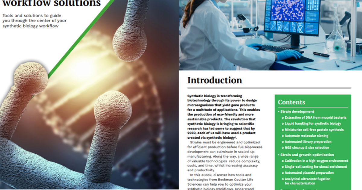 A guide to synthetic biology workflow solutions