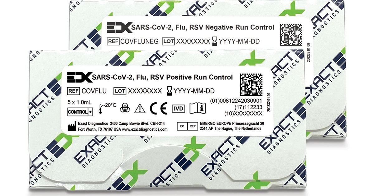 Exact Diagnostics SARS-CoV-2, Flu, RSV Run Controls | SelectScience