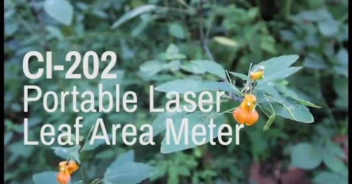 How the CI-202 Portable Laser Leaf Area Meter Works