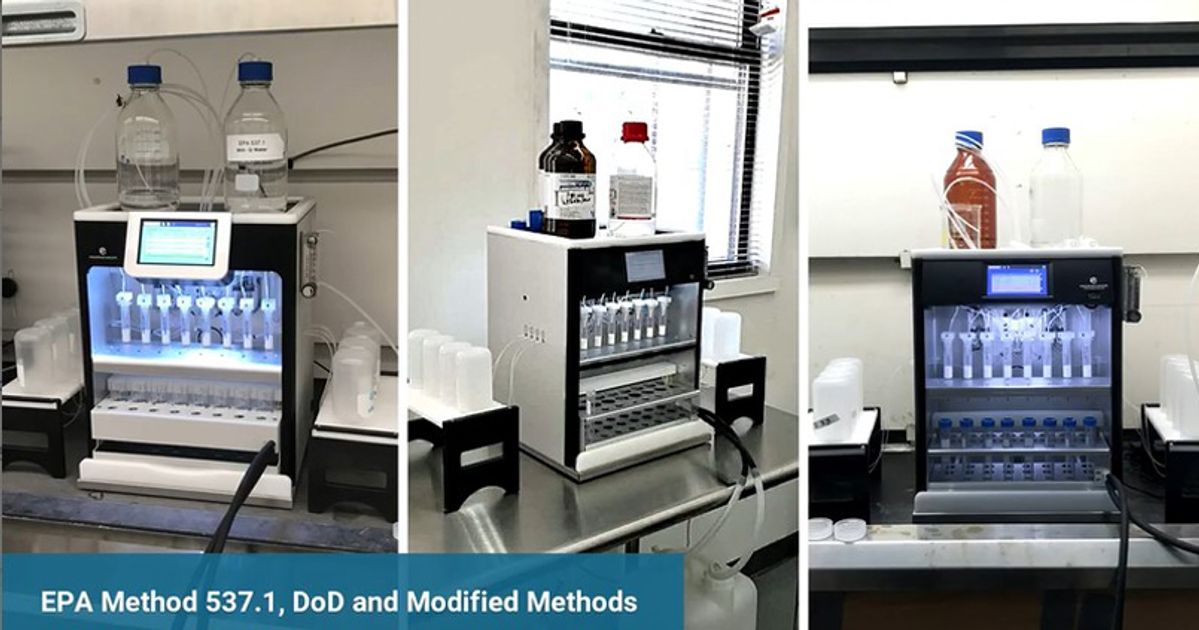 Fully automated solid phase extraction for PFAS with PromoChrom's SPE-03