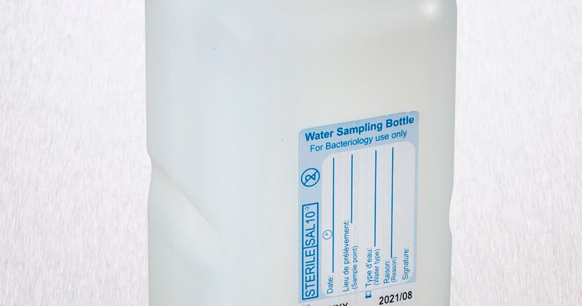 Corning® Gosselin™ Water Sampling Square HDPE Bottle, 1 L, No Sodium ...