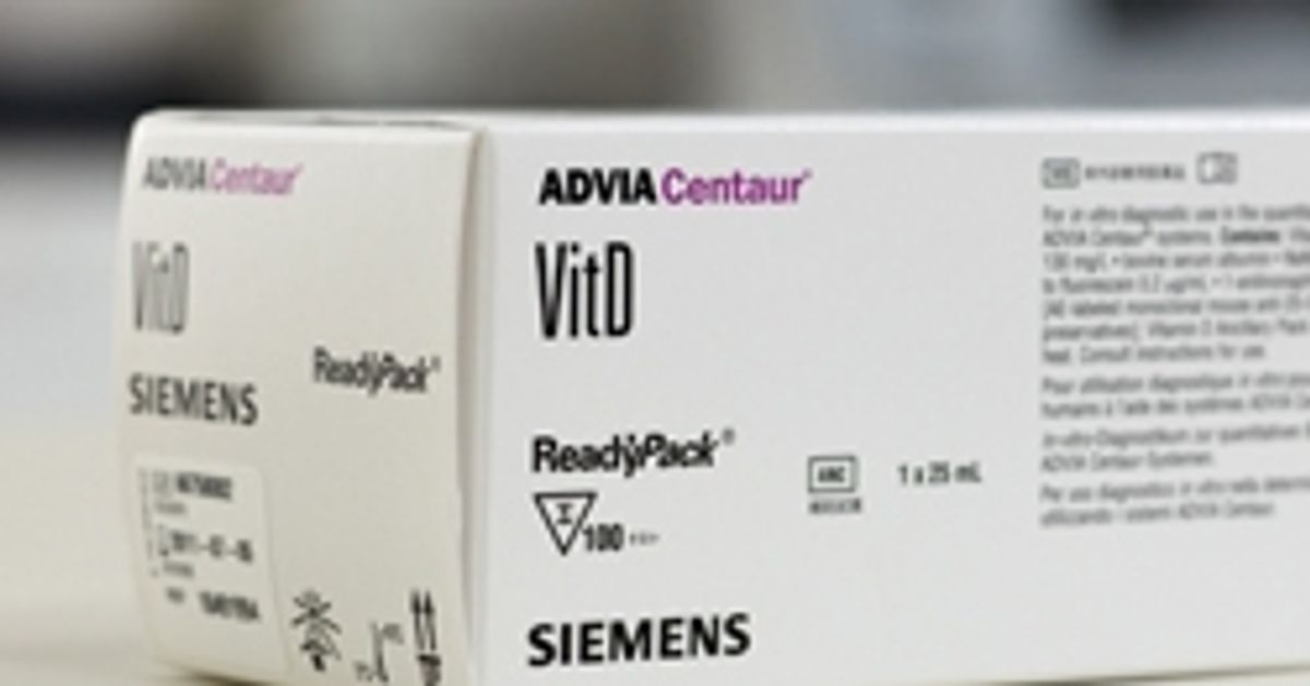 Siemens Among First to Standardize Vitamin D Assay to Enhance Accuracy ...