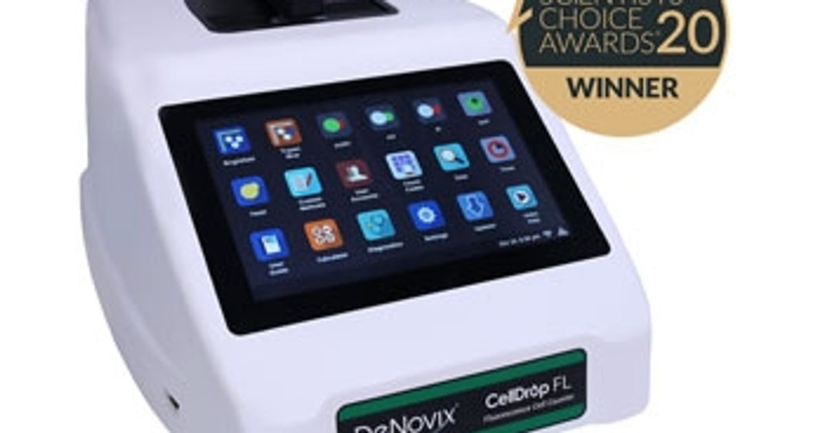 DeNovix CellDrop Automated Cell Counter wins Best New Life Sciences Product