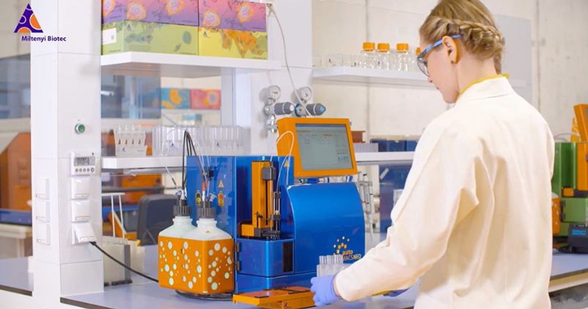 Automated cell separation with autoMACS NEO Separator