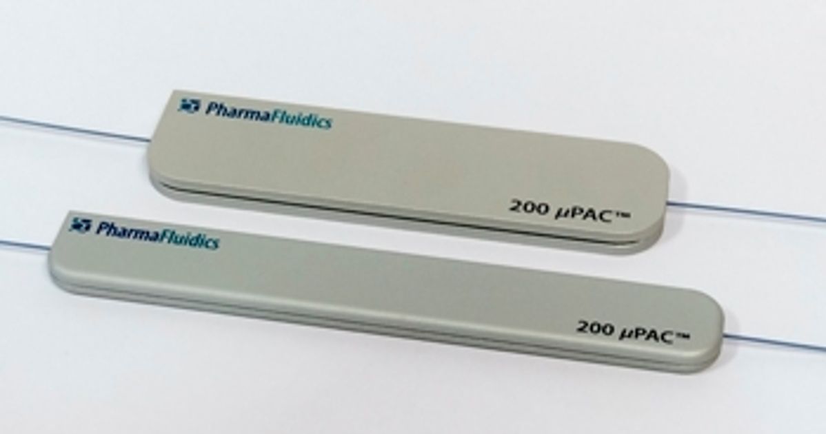 New format for PharmaFluidics’ µPAC™ columns to meet surging customer ...