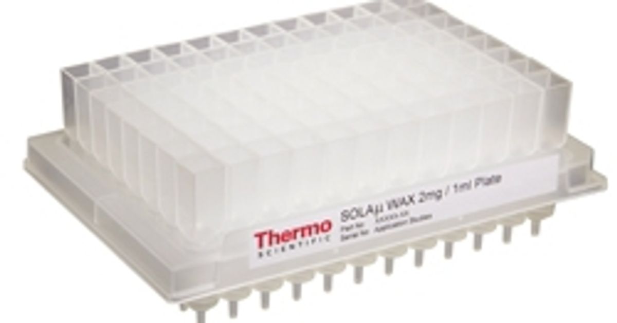 New Solid Phase Extraction Technology for Bioanalysis is Designed to ...