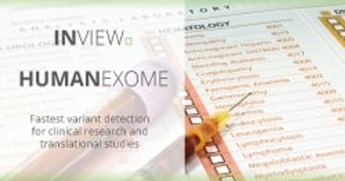 INVIEW™ HUMAN EXOME