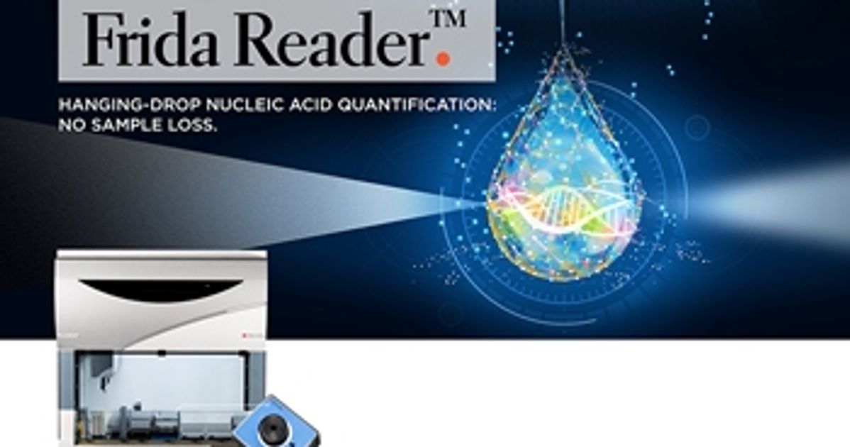 Tecan eliminates nucleic acid sample loss with new Frida Reader™