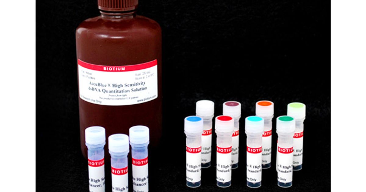 AccuBlue® High Sensitivity dsDNA Quantitation Kit with DNA Standards