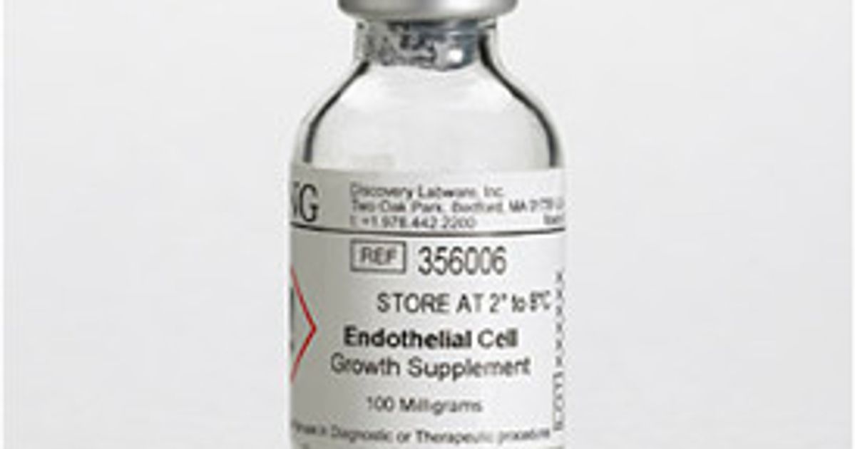 Corning® Endothelial Cell Growth Supplement (ECGS), 100 mg, 1/Pack reviews