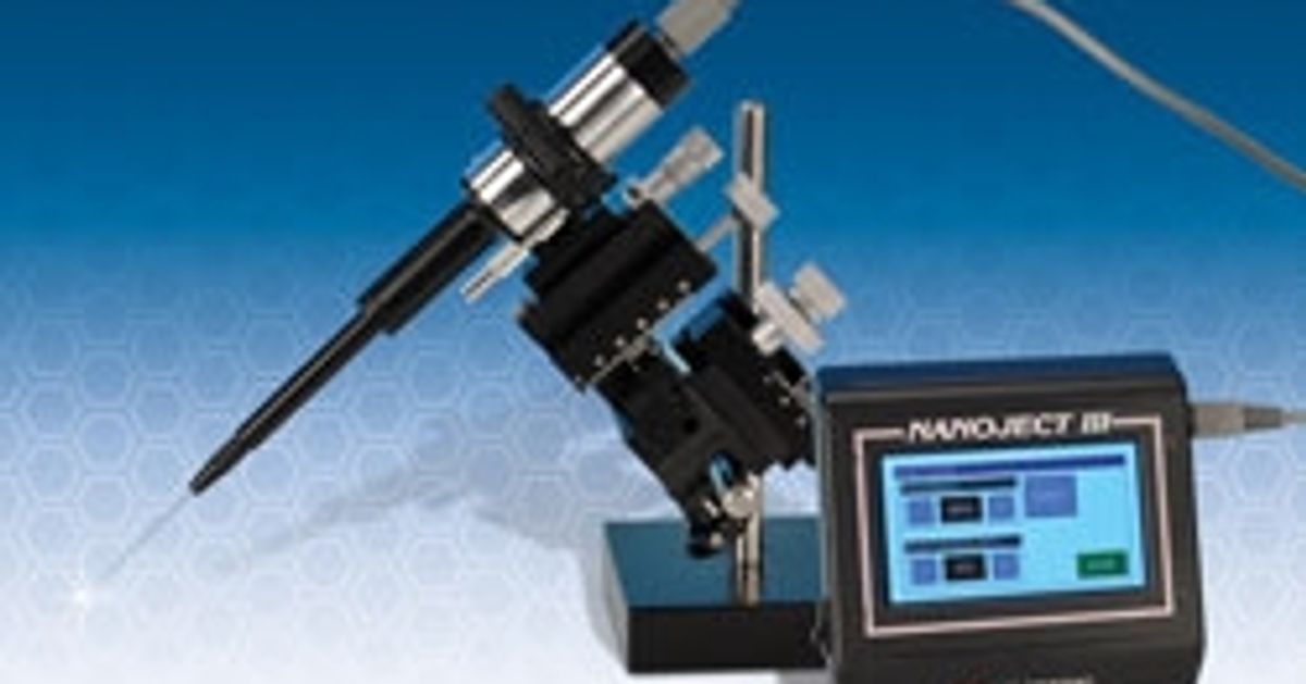 Drummond Scientific Features the New Programmable Nanoject III