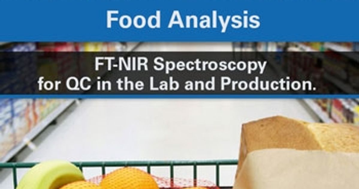 Bruker Optics Presents FT-NIR Spectroscopy Solutions for the Food Industry