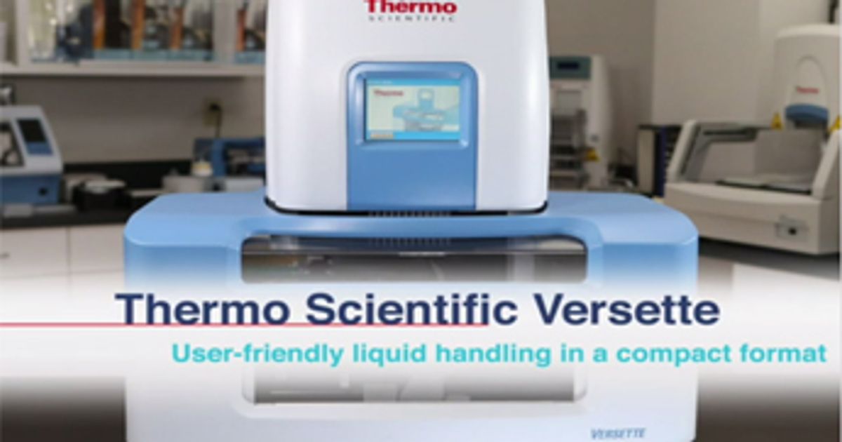 The Thermo Scientific™ Versette™ Automated Liquid Handler
