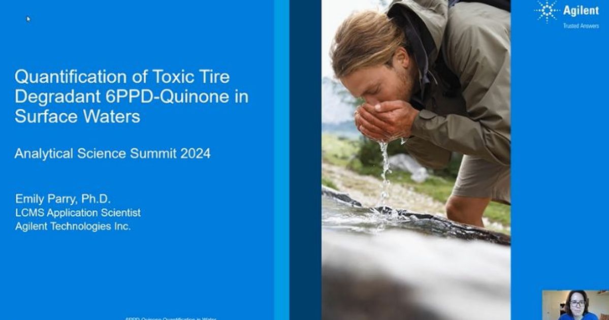 Quantification of toxic tire degradant in surface waters