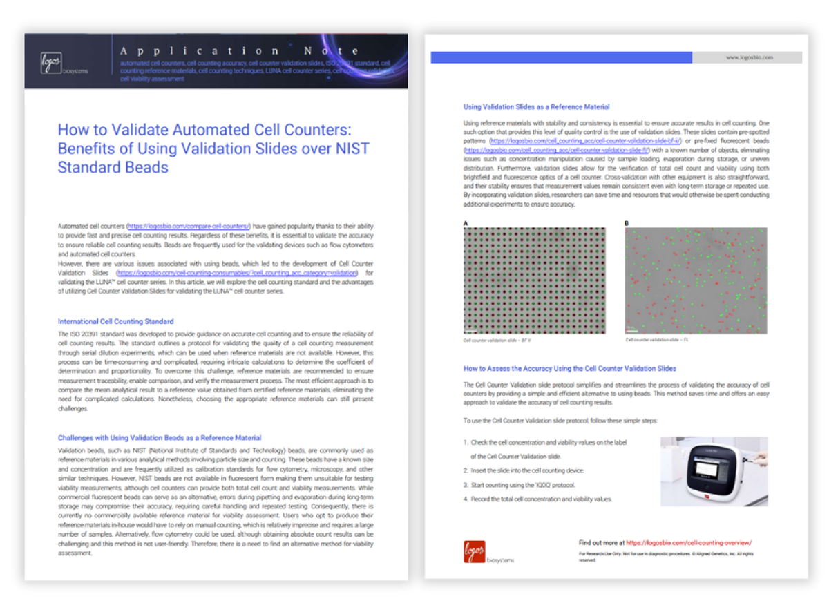 LUNA™ Family of Automated Cell Counters reviews