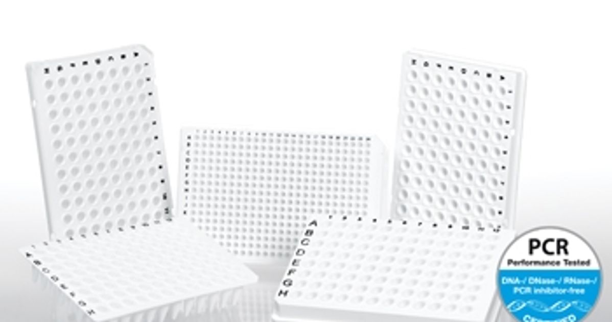 More precise real-time PCR with white PCR tubes and plates