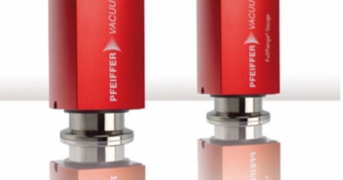 Pfeiffer Vacuum expands its total pressure measurement device program