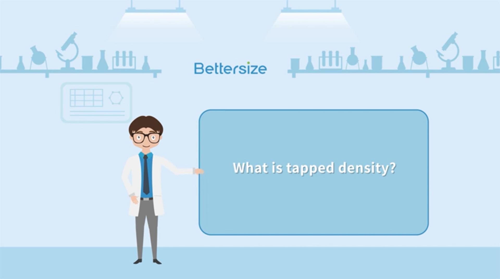 What is tapped density and how important is it?
