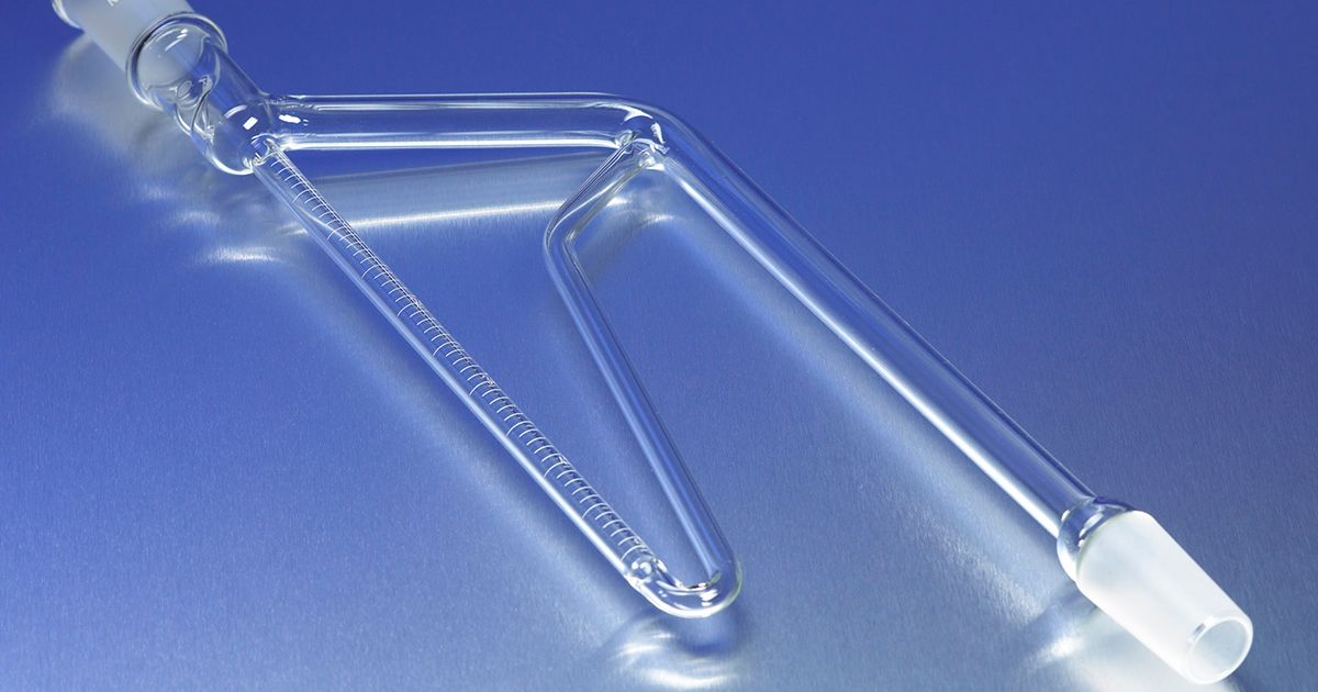 PYREX® 5 mL Oil Dilution Distilling Receiver, 24/40 Standard Taper Joints