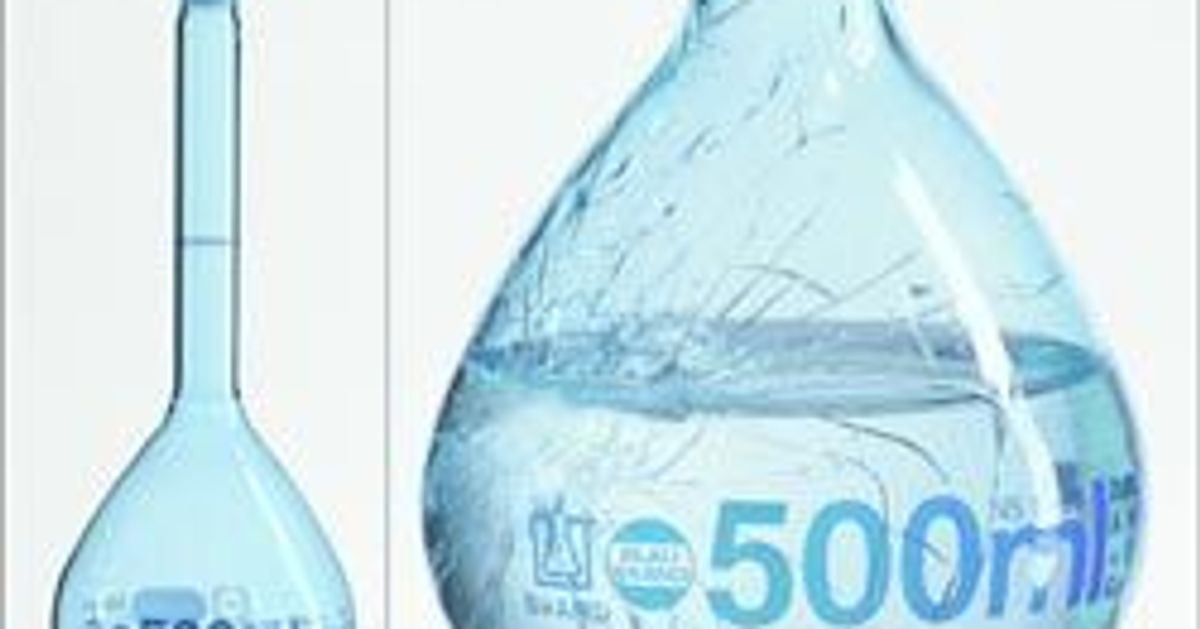 PUR plastic coated volumetric flasks, class A!