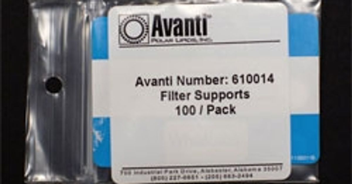 Avanti® Polar Lipids Filter Support reviews