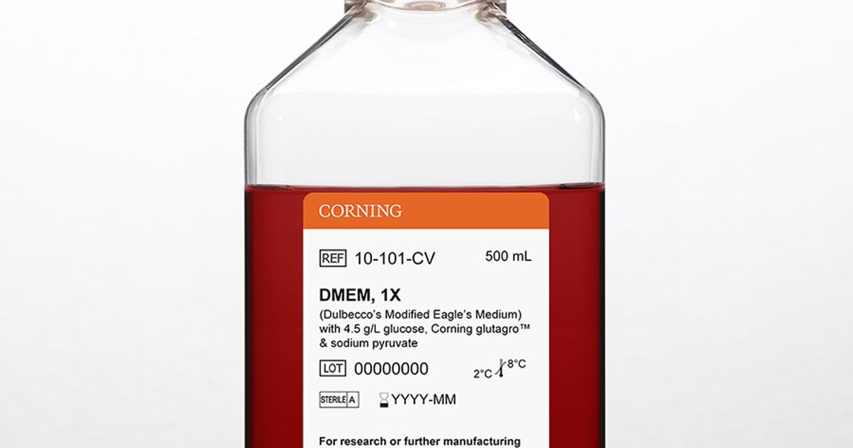 Corning® 500 mL DMEM (Dulbecco’s Modification of Eagle’s Medium), 1X