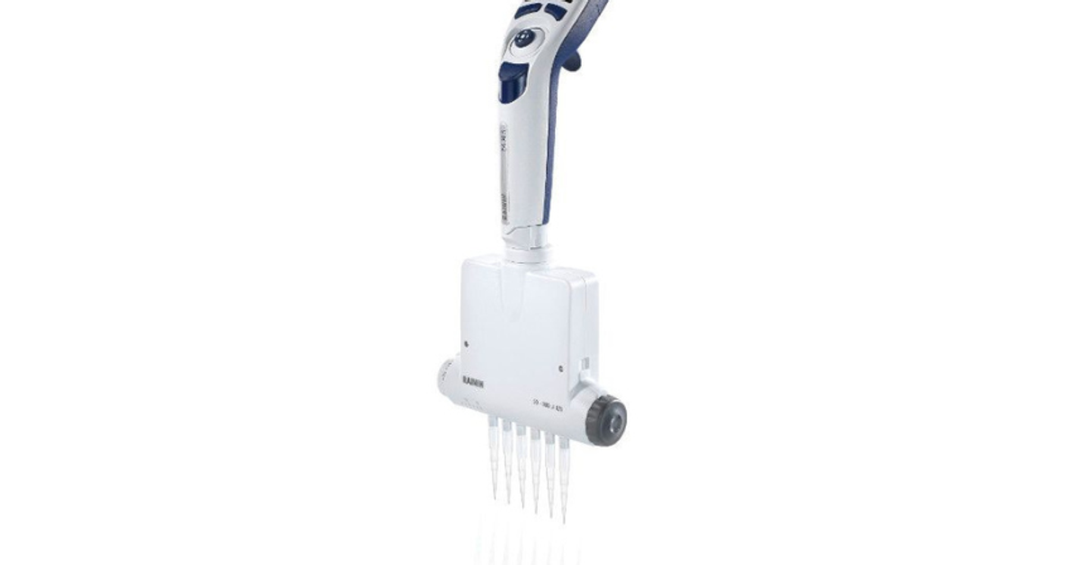Rainin E4 XLS Electronic Adjustable Spacer Multichannel Pipette