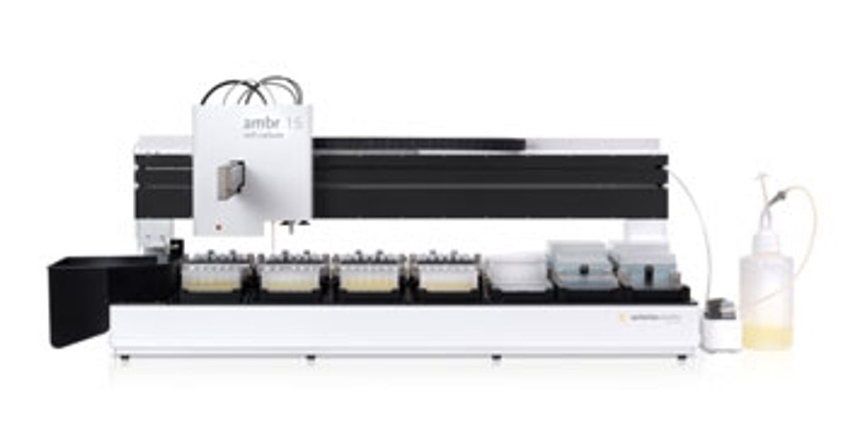 Sartorius Stedim Biotech Launches New Ambr 15 Cell Culture ...