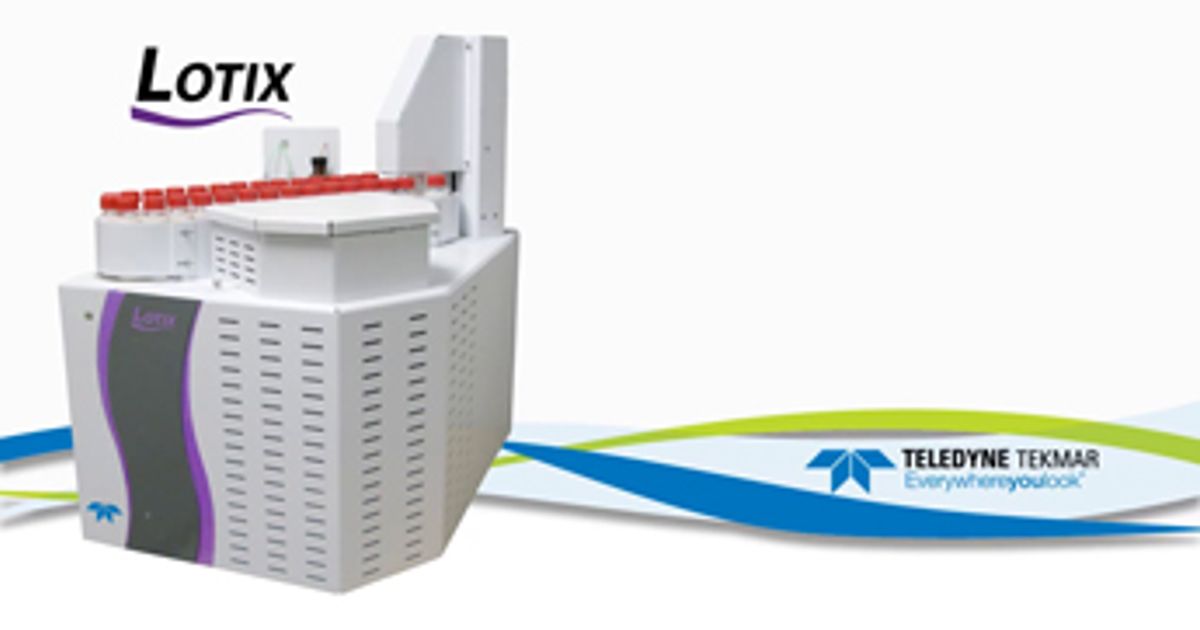 TOC Analysis Using the Lotix from Teledyne Tekmar