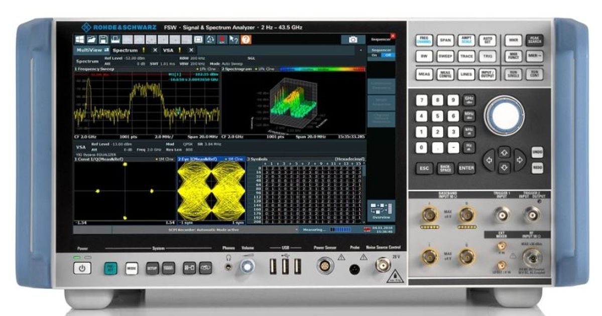 R&S FSW signal and spectrum analyzer reviews