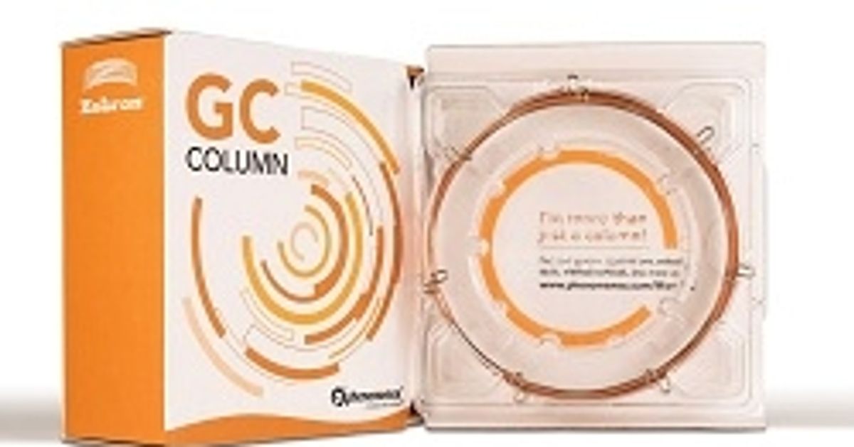 New, Inert Zebron GC Column from Phenomenex Improves Responses of ...