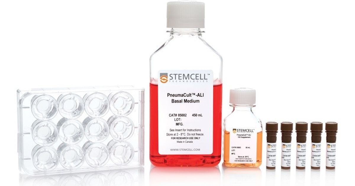 PneumaCult™-ALI Medium with 12 mm Transwell® Inserts