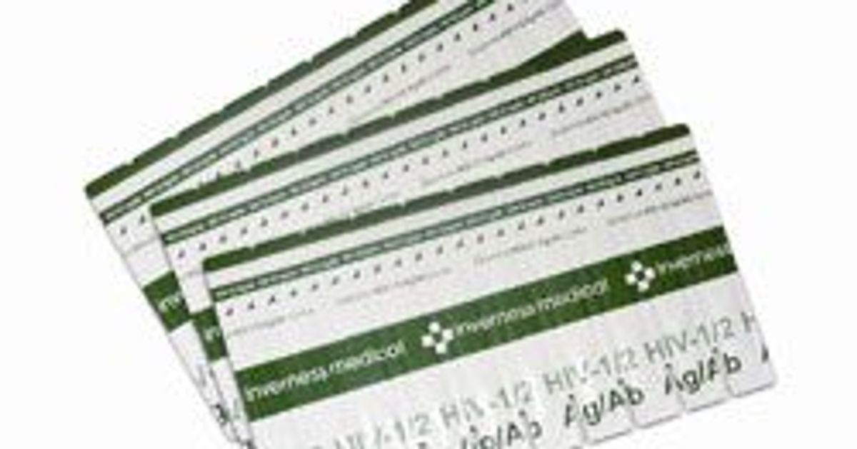 Rapid 4th generation POC HIV test identifies acute infection earlier ...
