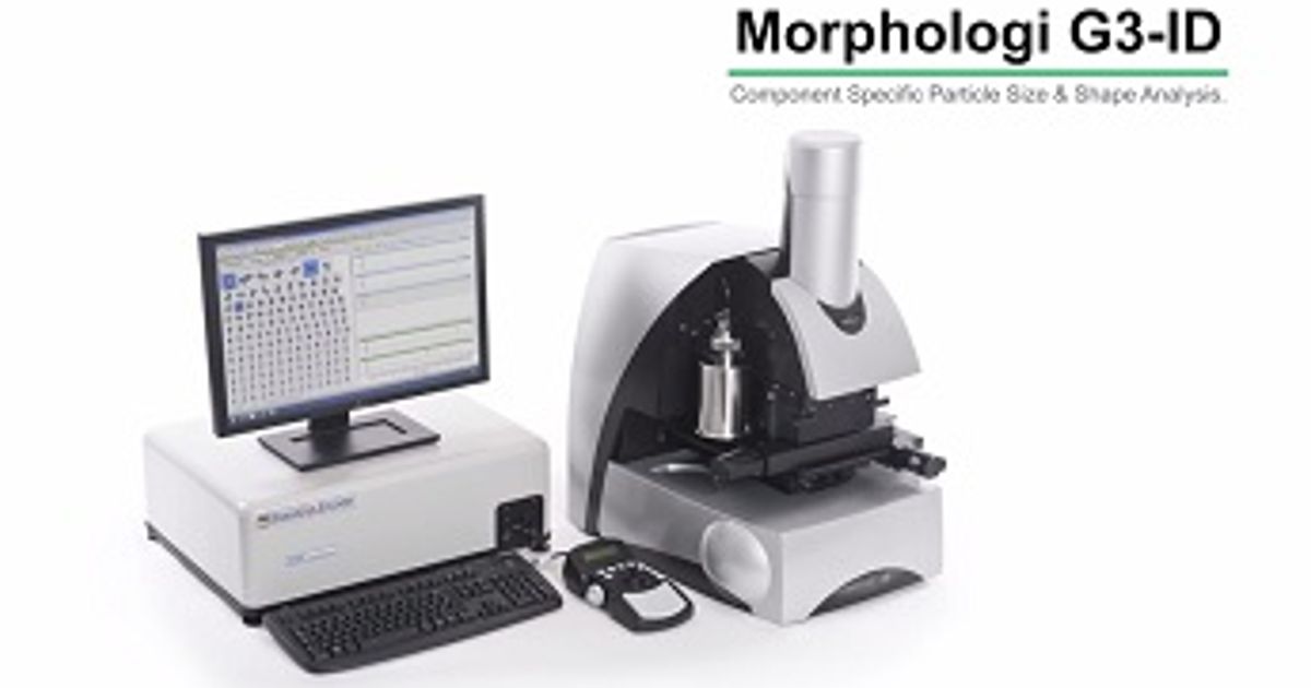 Morphologi G3-ID Component Specific Particle Size and Shape Analysis