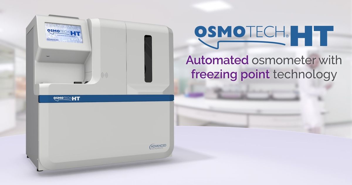 OsmoTECH HT: Automated osmometer with freezing point technology