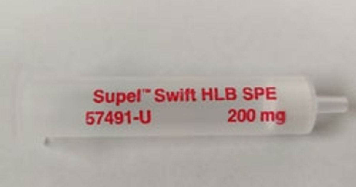 Supel™ Swift HLB SPE Cartridges reviews