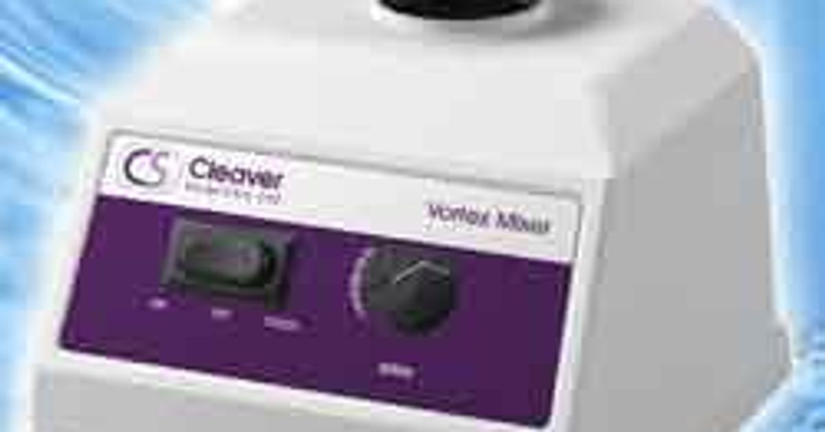 Cleaver Scientific Announces New Variable Speed Vortex Mixer
