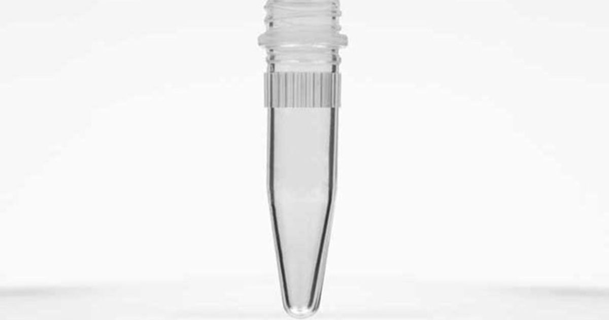 1.5mL Screw Tube, Conical Base, Ribbed, Clear