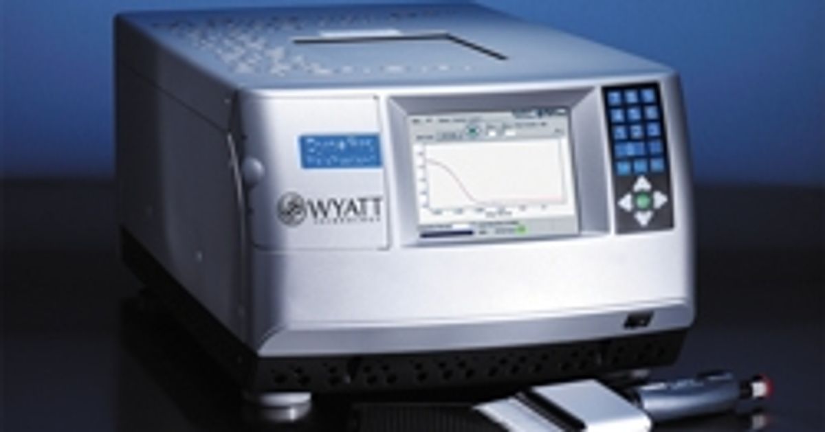 Wyatt Technology’s DynaPro plate reader optimizes screening process for ...