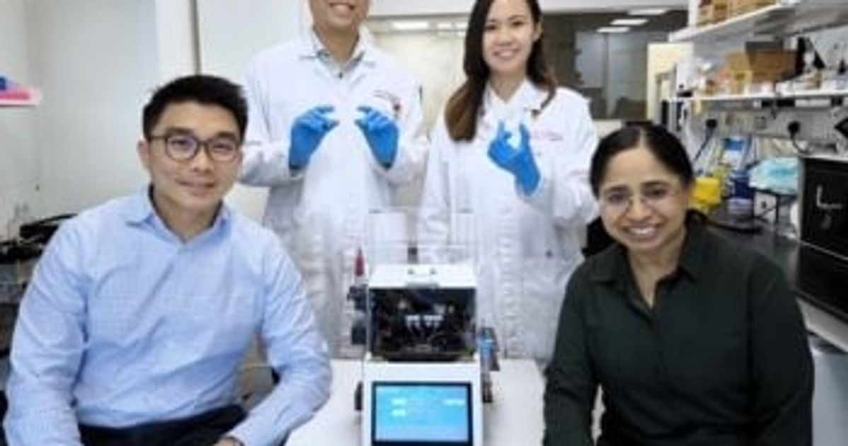 NTU Singapore scientists invent coin-sized device to isolate blood plasma